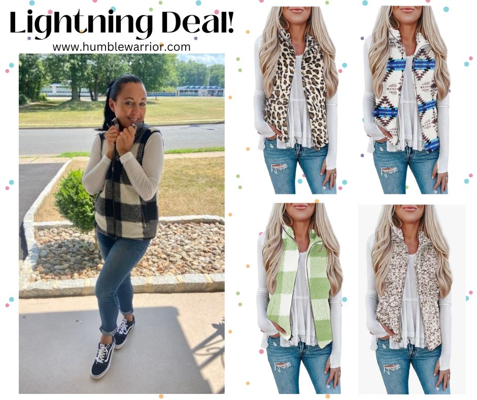 Sherpa Fleece Vest by MEROKEETY! - Home of The Humble Warrior