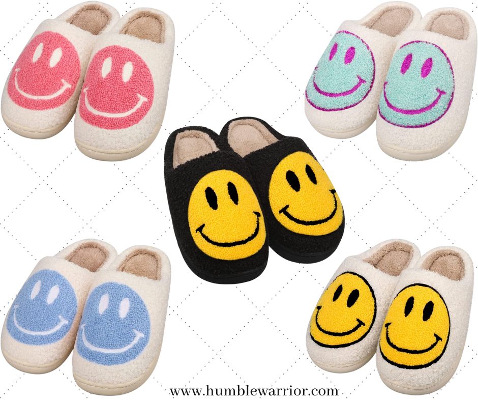 Smiley Face Slippers!! - Home of The Humble Warrior