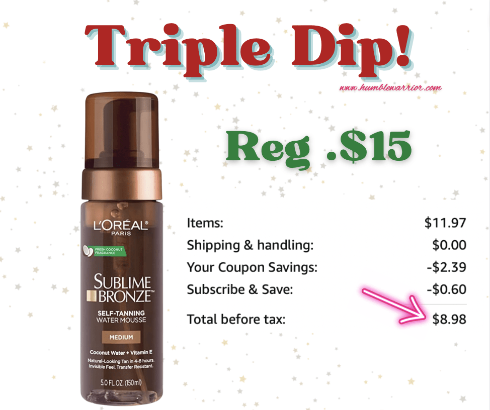 Self Bronzer Savings! - Home of The Humble Warrior