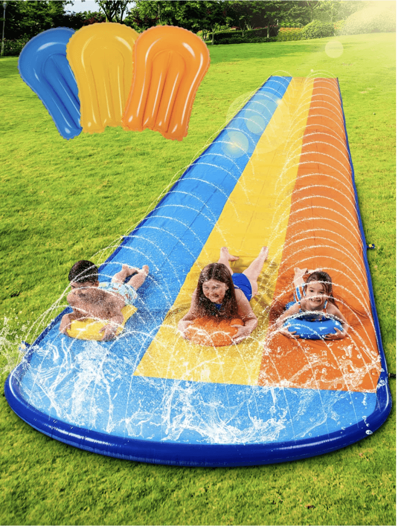 Triple Lane Slip and Slide! - Home of The Humble Warrior