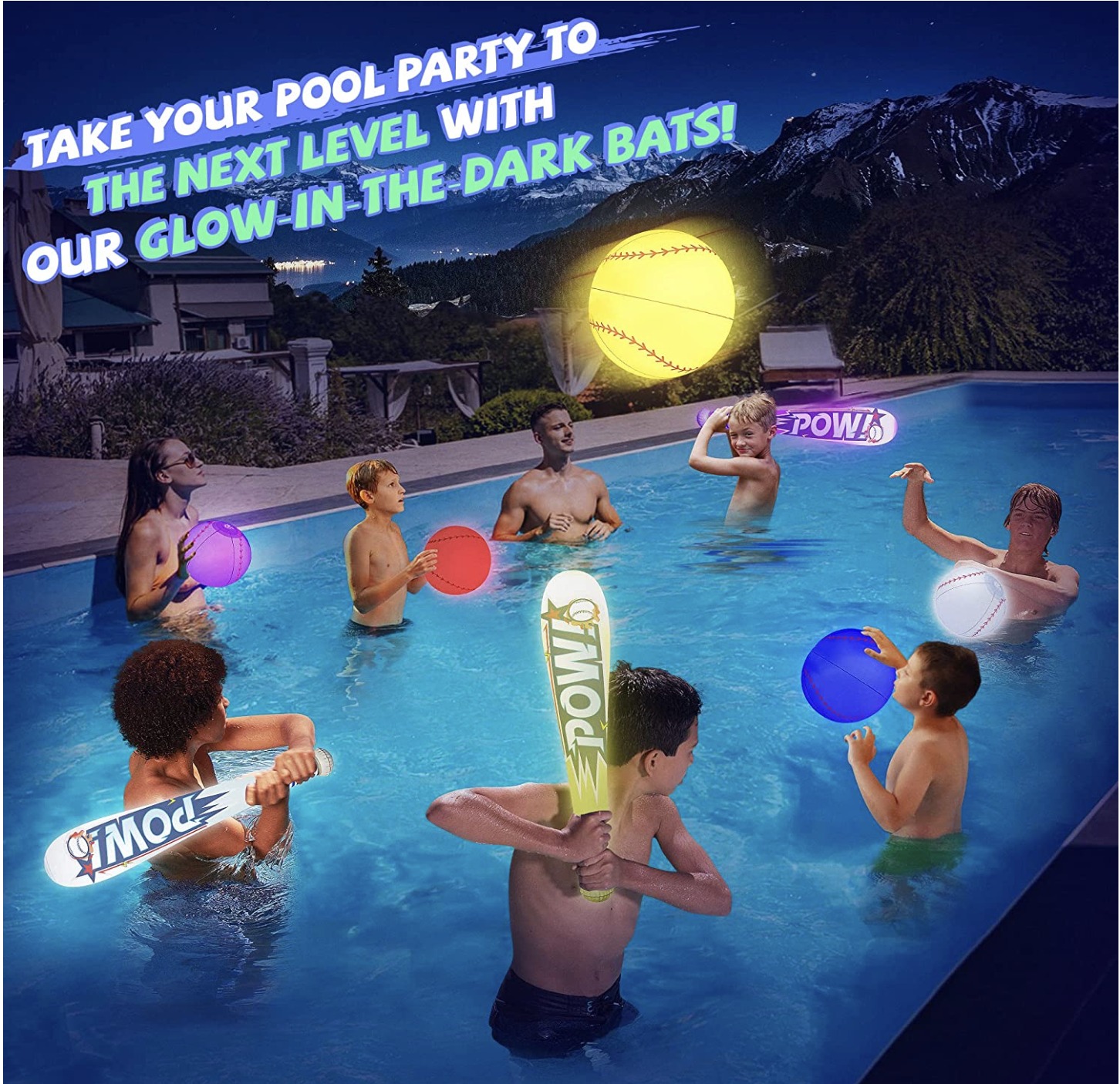 LED Inflatable Bats and a ball! - Home of The Humble Warrior