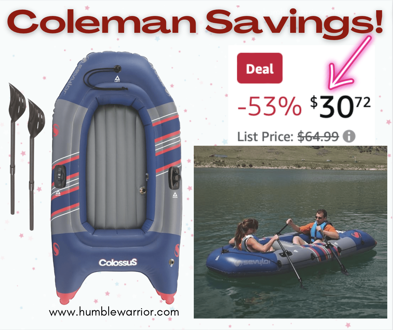 Coleman Colossus 2-Person Boat - Home of The Humble Warrior