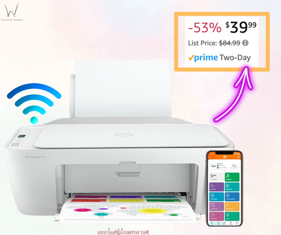 HP DeskJet Wireless Color Printer - Home of The Humble Warrior