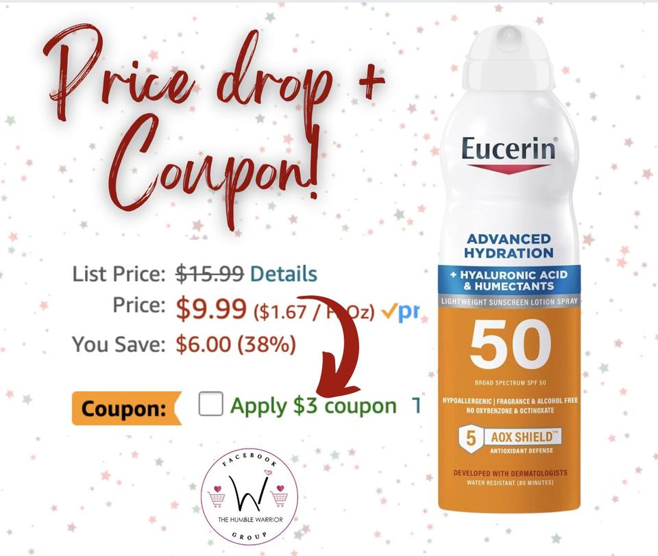 Eucerin Advanced Hydration SPF 50 Sunscreen Spray - Home of The Humble ...