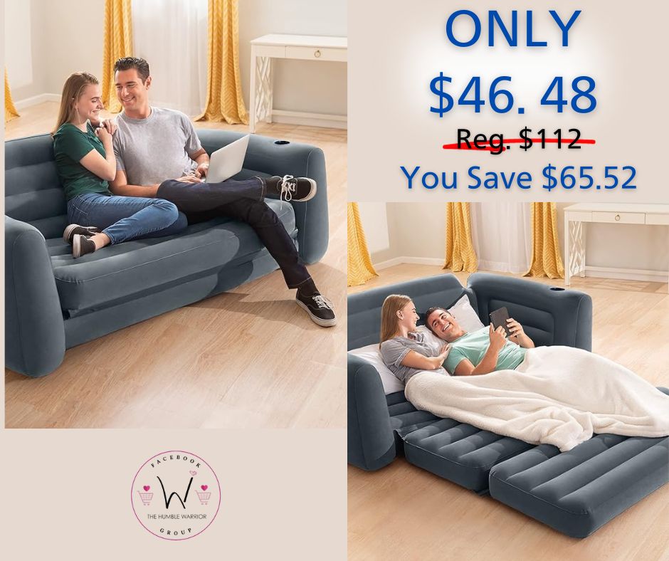 INTEX 66552EP Inflatable Pull-Out Sofa - Home of The Humble Warrior