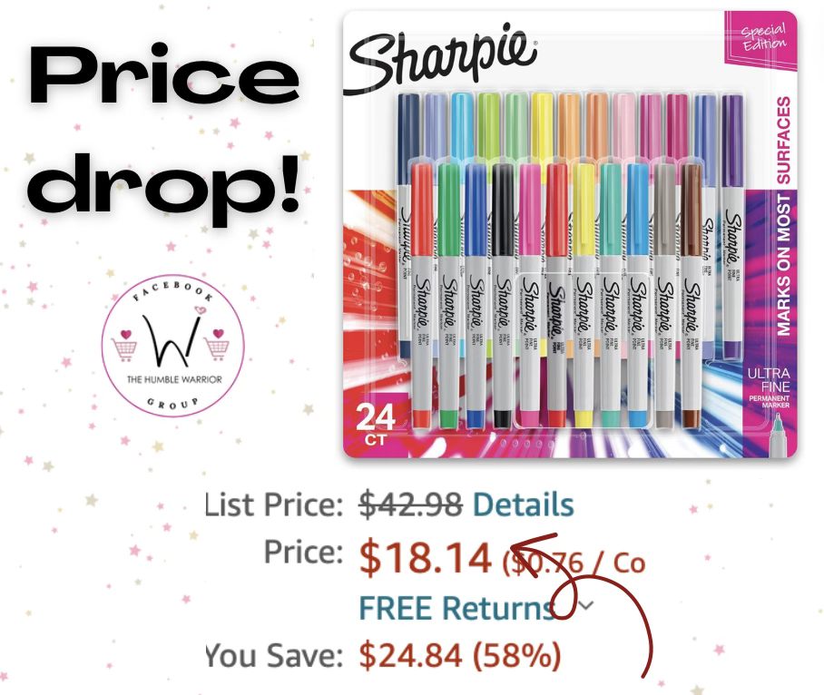 SHARPIE Color Burst Permanent Markers - Home of The Humble Warrior