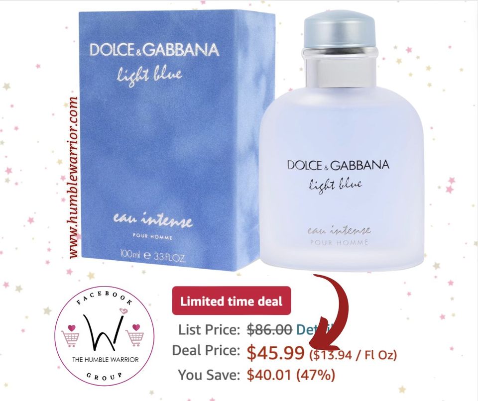 Dolce & Gabbana Light Blue Intense for Men - Home of The Humble Warrior