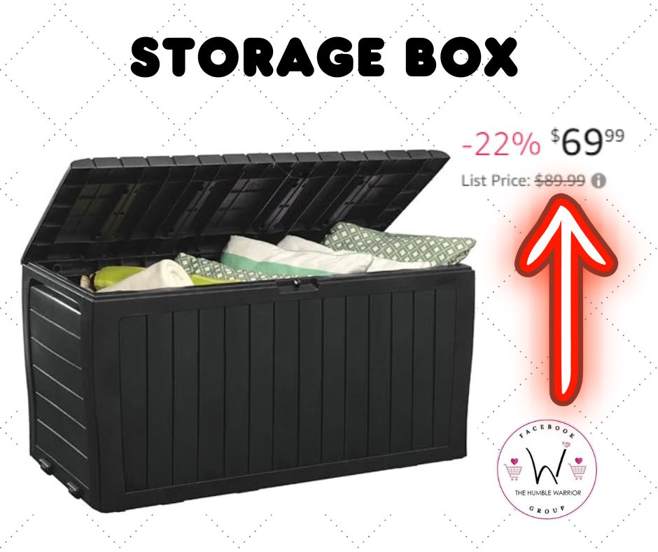 KETER Outdoor Storage Box - Home of The Humble Warrior