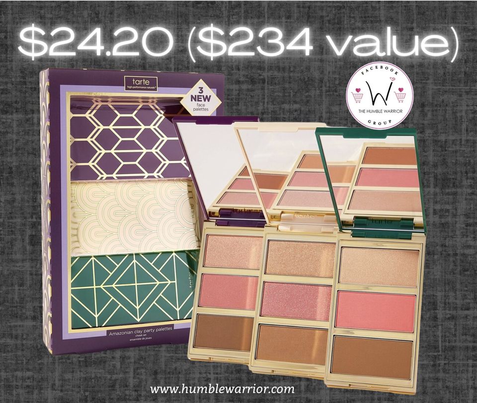 Amazonian clay party palettes cheek set - Home of The Humble Warrior