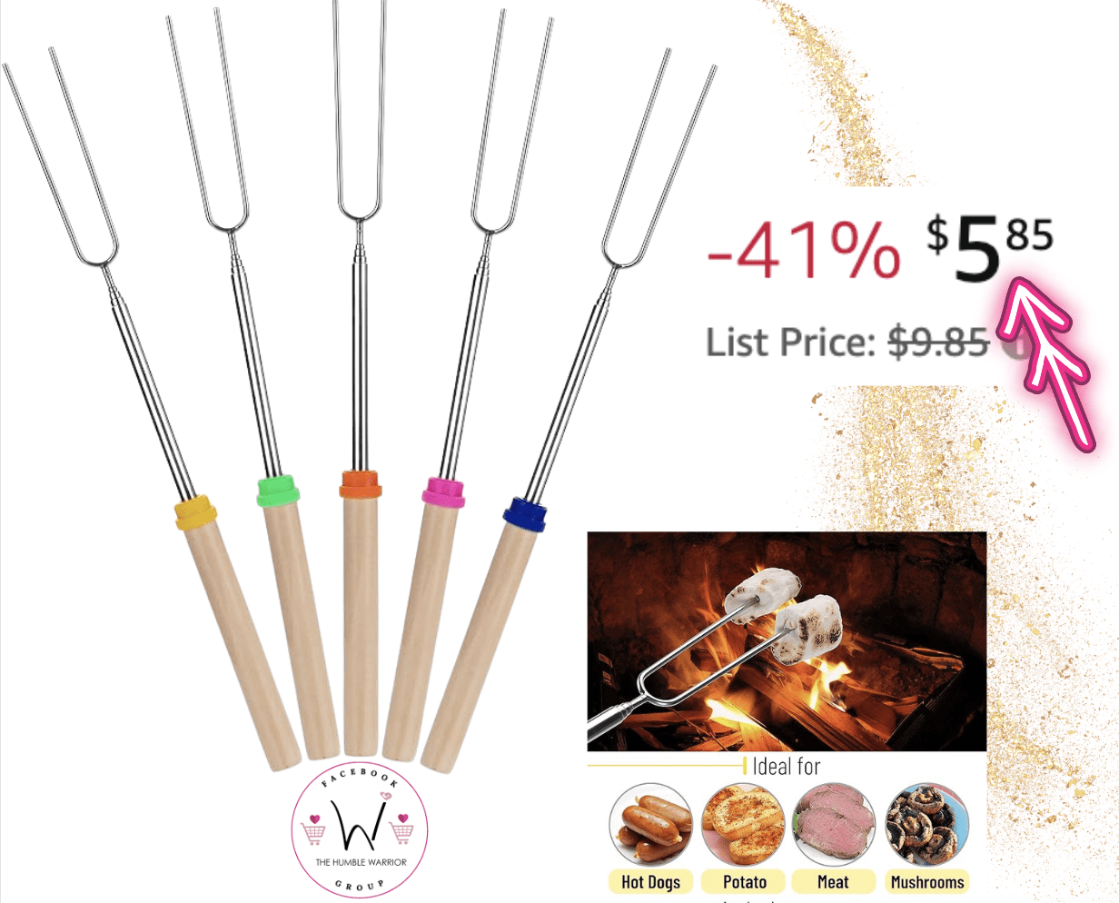 The 5-pack UNCO - Extendable Stainless Steel Roasting Sticks! - Home of ...