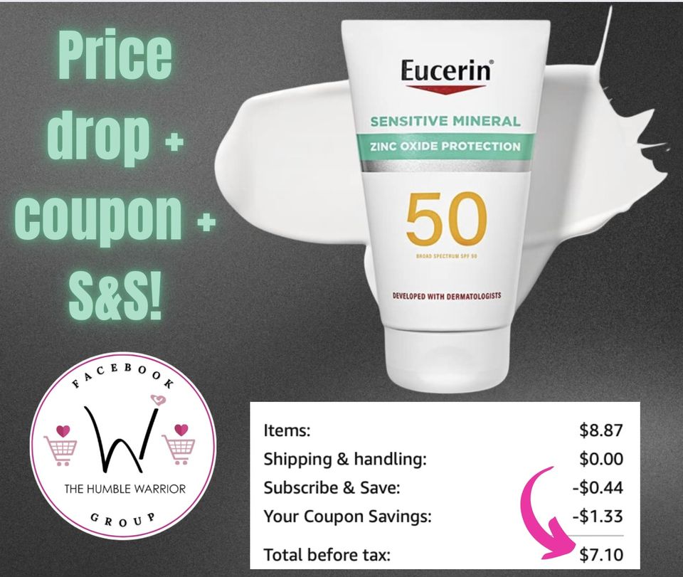 Eucerin Sun Sensitive Mineral Sunscreen Lotion - Home of The Humble Warrior