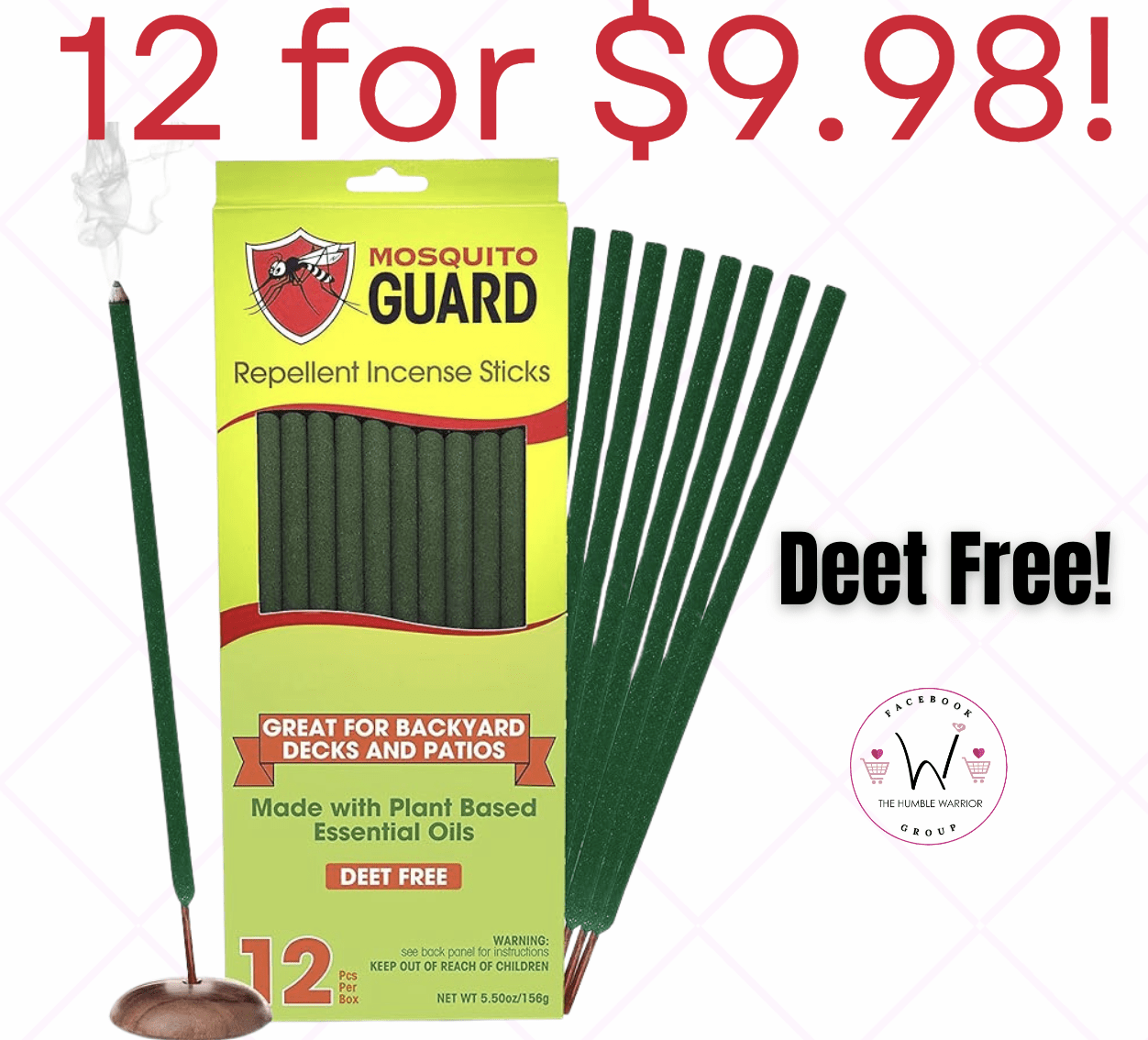 The Mosquito Guard 12 Mosquito Repellent Sticks! - Home of The Humble ...