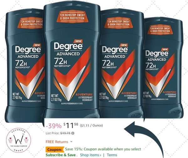 Degree Men Adventure Advanced Protection Antiperspirant Deodorant Stick ...