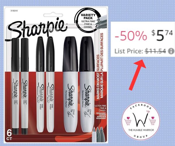 SHARPIE Permanent Markers Variety Pack - Home of The Humble Warrior