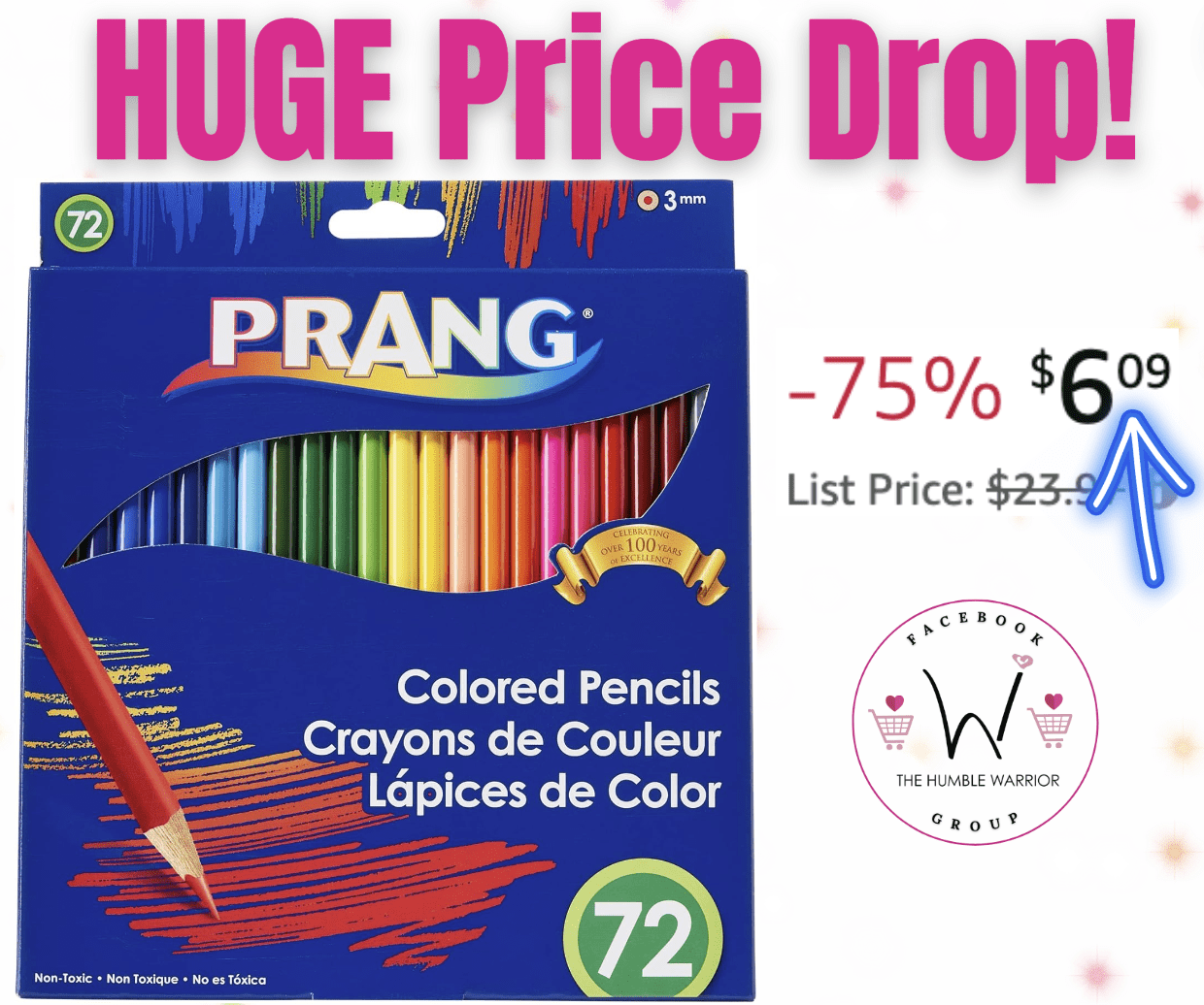 72-pack Prang Colored Pencil Set! - Home of The Humble Warrior