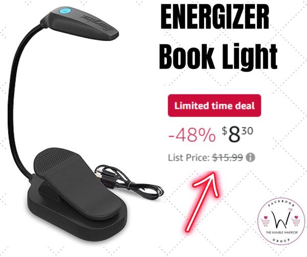 ENERGIZER Rechargeable LED Book Light - Home of The Humble Warrior