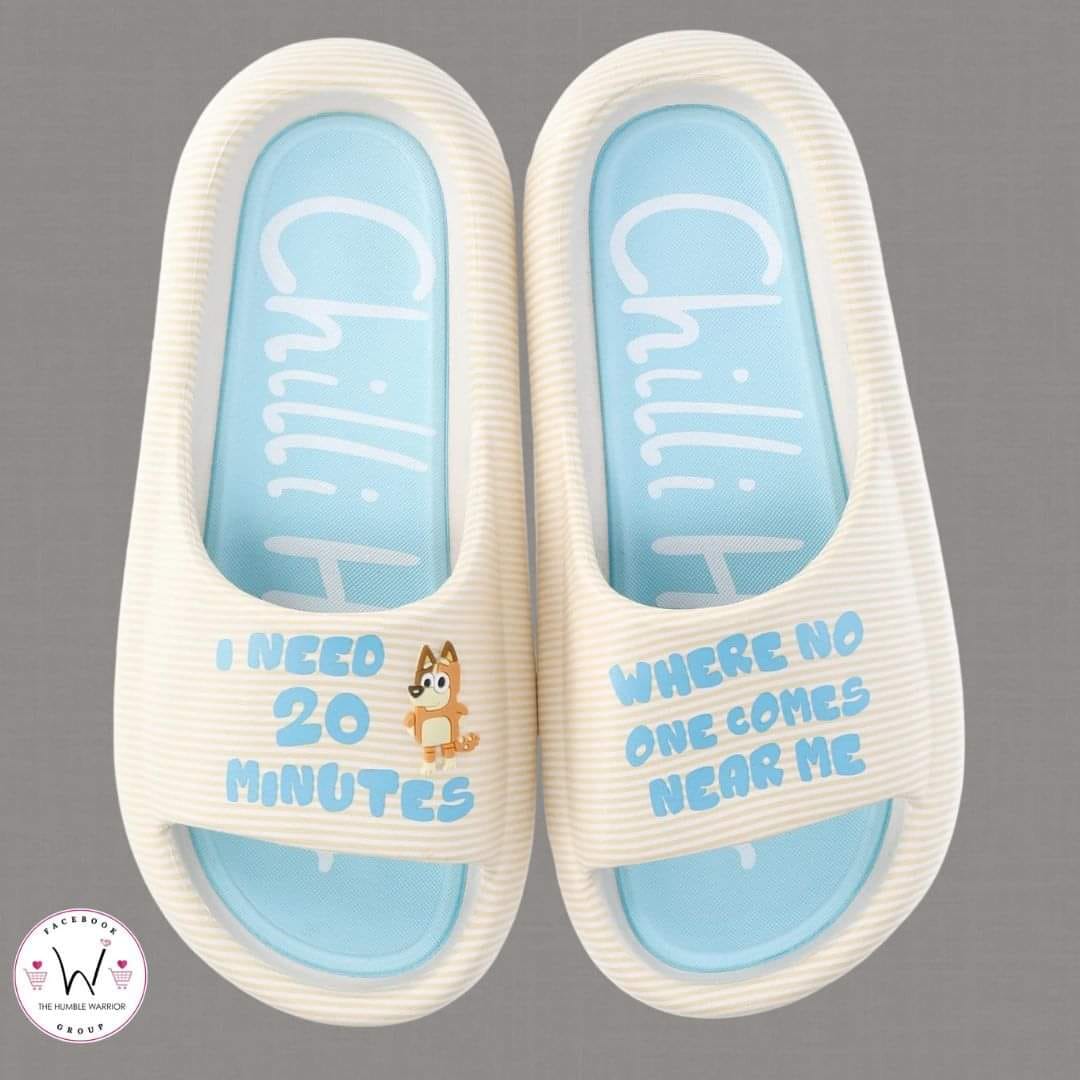 Disney Bluey Chilli Comfort Slides - Home of The Humble Warrior