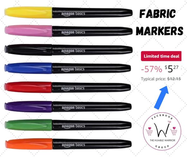 Amazon Basics Fabric Markers - Home of The Humble Warrior