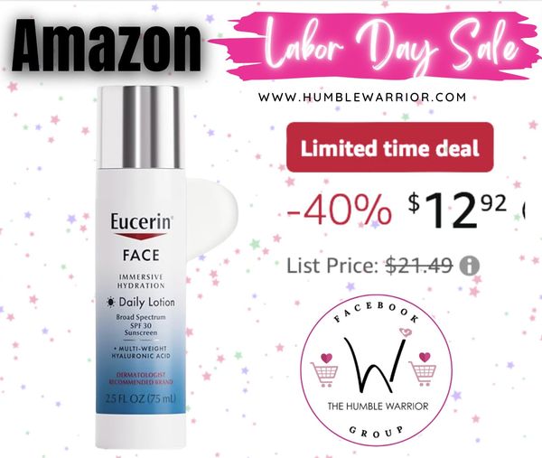 Eucerin Face Immersive Hydration Daily Face Lotion Broad Spectrum SPF ...