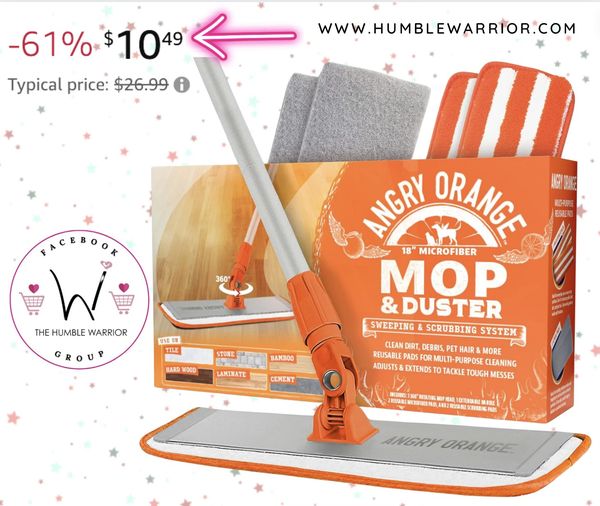 Angry Orange Wet / Dry mop system - Home of The Humble Warrior