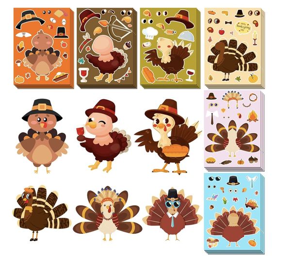 turkey stickers for kids - Home of The Humble Warrior