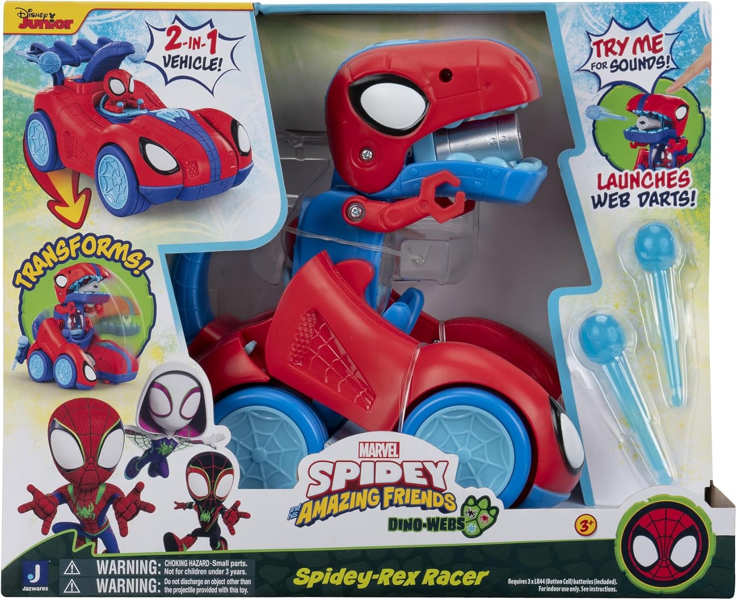 MARVEL Spidey and His Amazing Friends Spidey-Rex Racer! - Home of The ...