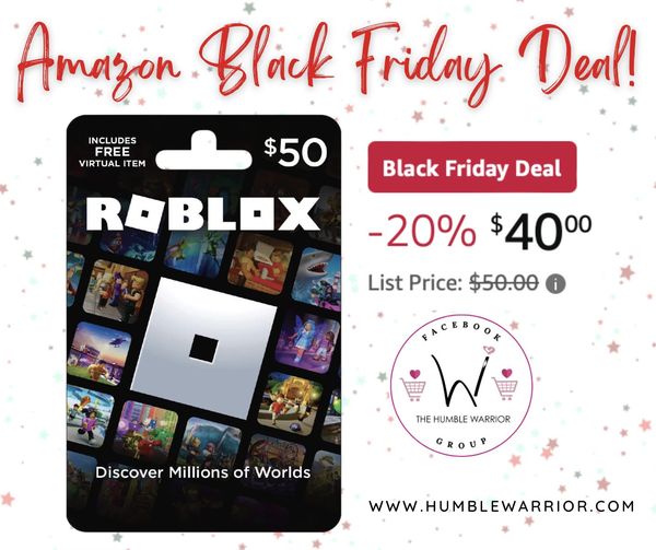 $50 Roblox Physical Gift Card - Home of The Humble Warrior