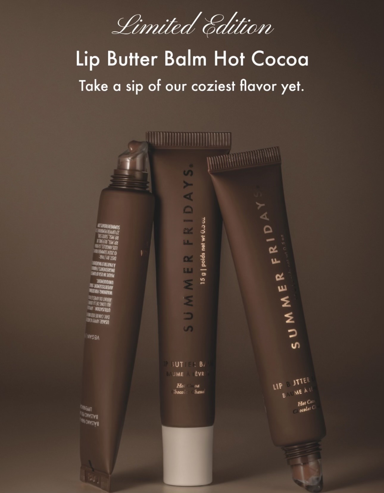 Summer Fridays Limited Edition Hot Cocoa Lip Butter Balm! - Home of The ...