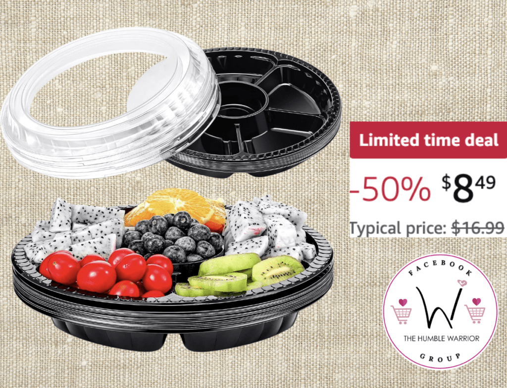 10-pack of Plastic Veggie Trays! - Home of The Humble Warrior