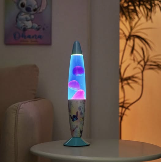 Disney Stitch 13" Motion Volcano Lamp - Home of The Humble Warrior