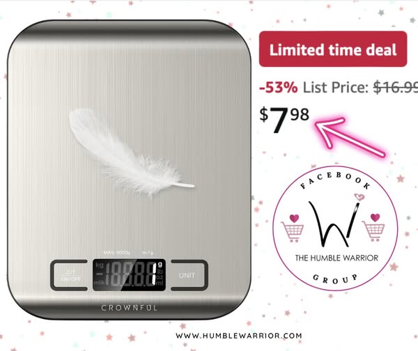 CROWNFUL Food Scale - Home of The Humble Warrior