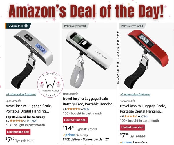 portable luggage scale - Home of The Humble Warrior