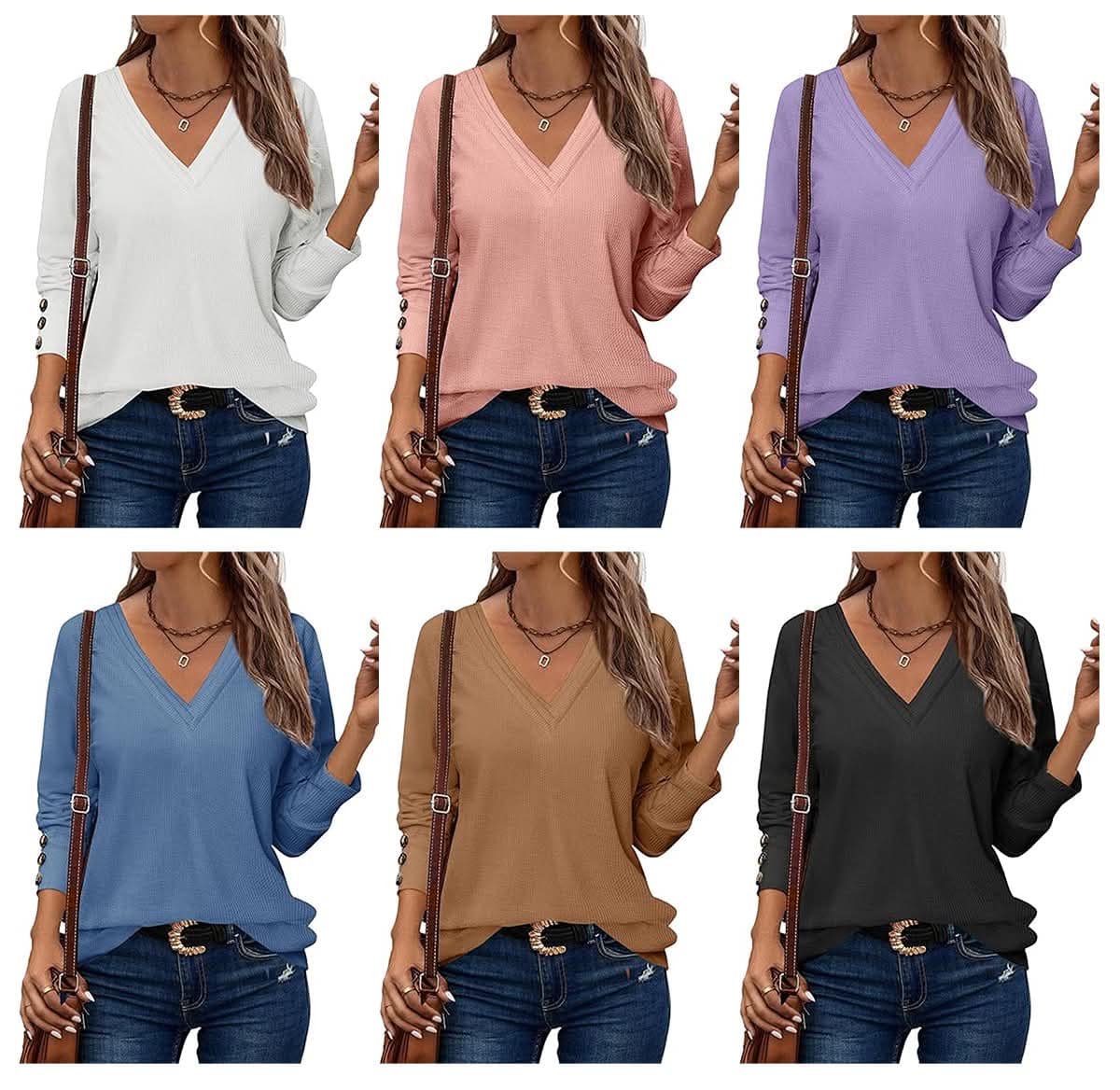 Waffle Knit Texture Top - Home of The Humble Warrior