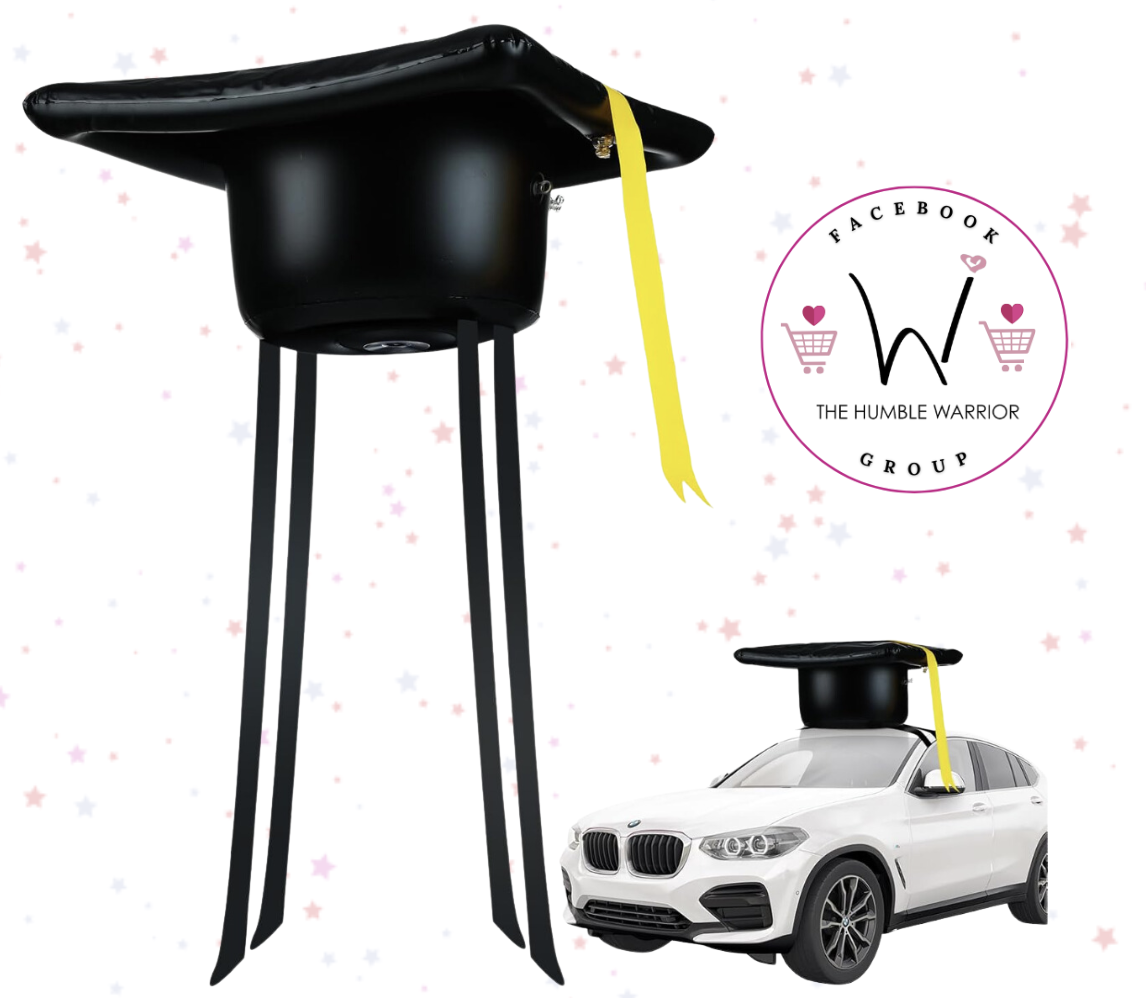 20-Inch Inflatable Graduation Cap! - Home of The Humble Warrior