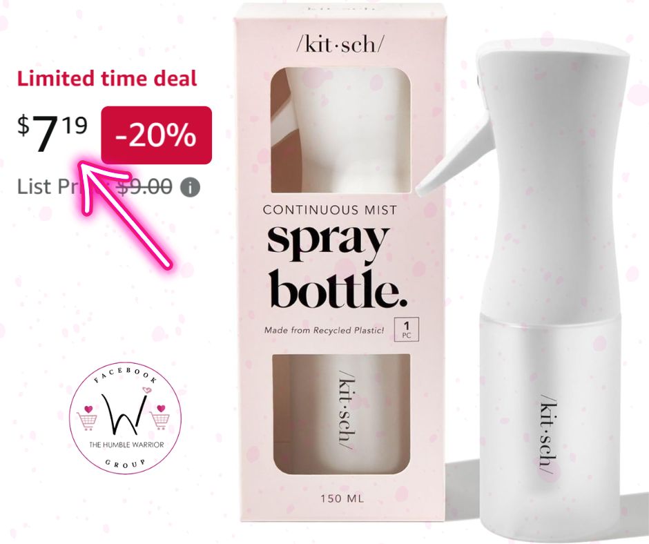 Kitsch Continuous Spray Bottle - Home of The Humble Warrior