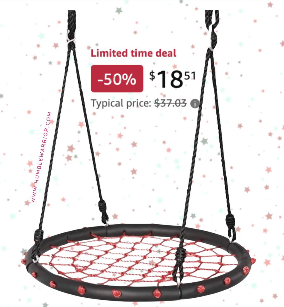 Disc Giant Nest Web Net Tree Swing - Home of The Humble Warrior