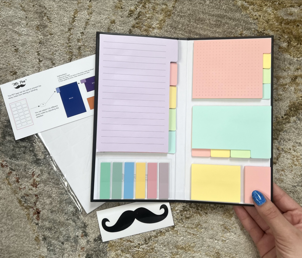 Mr. Pen Sticky Note Set! - Home of The Humble Warrior