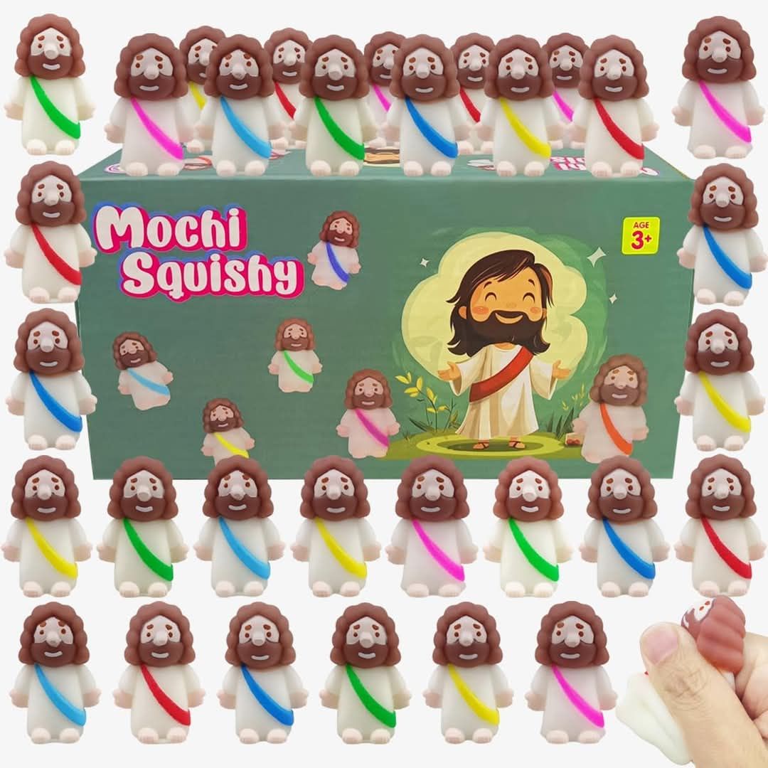 Mini Mochi Squishy Jesus - Home of The Humble Warrior