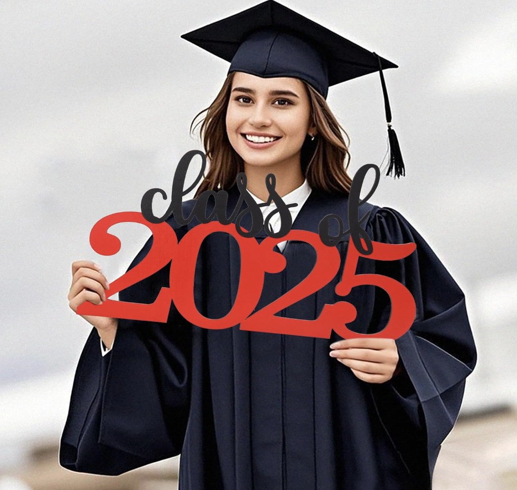 Graduation Wooden Class of 2025 Photo Prop!! - Home of The Humble Warrior