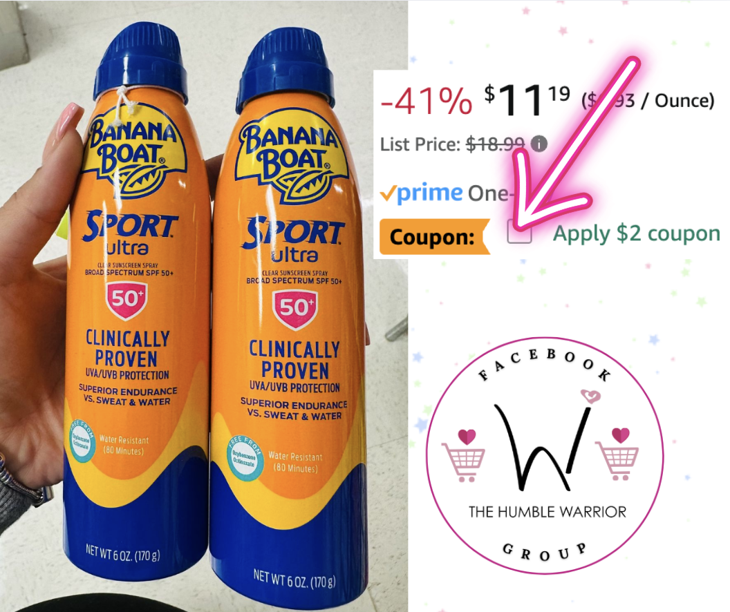 The Banana Boat Sport Ultra SPF 50 Sunscreen Spray Twin Pack! - Home of ...