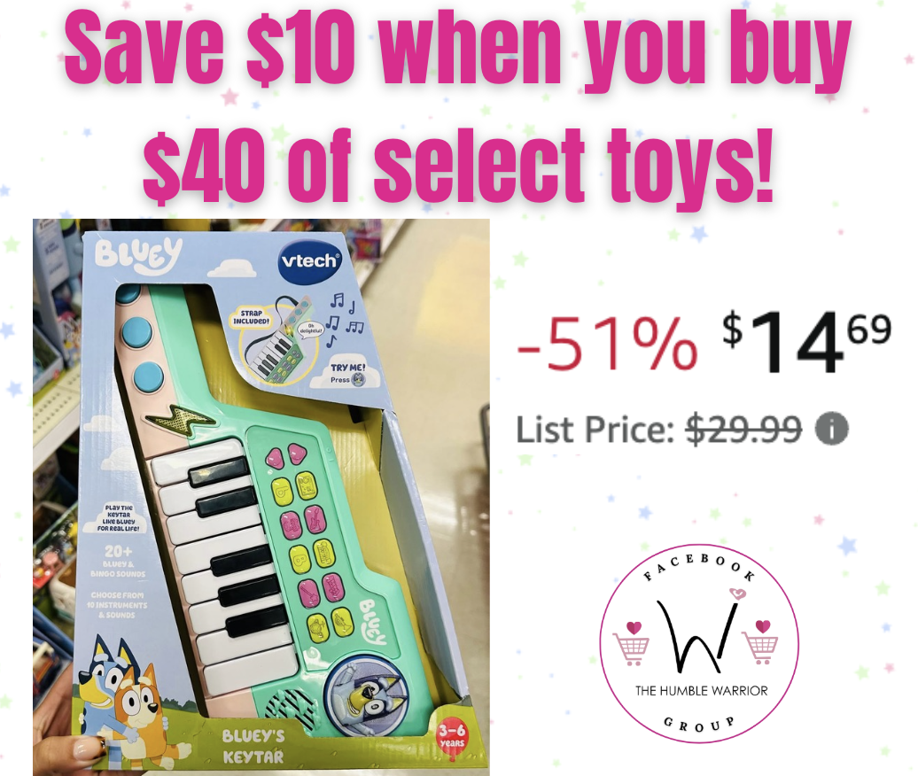 VTech Bluey Bluey's Keytar! - Home of The Humble Warrior