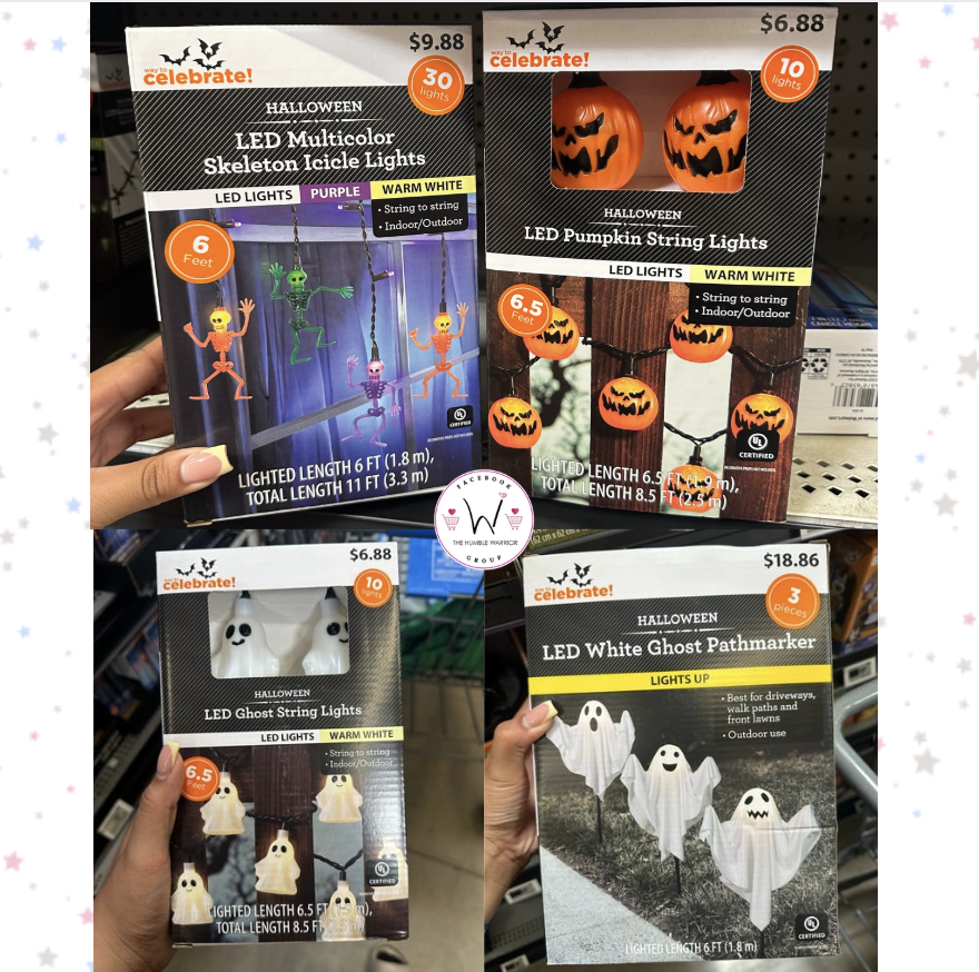 Way To Celebrate LED lights at Walmart - Home of The Humble Warrior