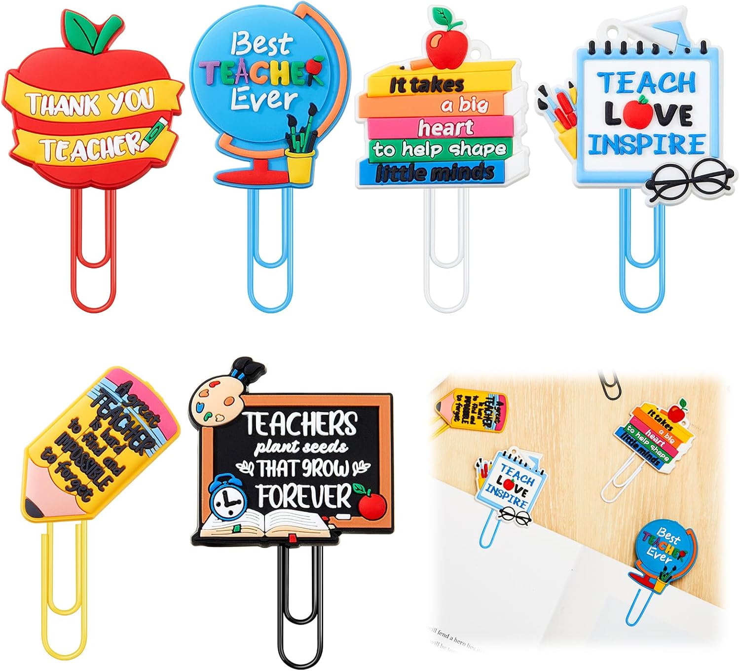 Cute Teacher Paper Clip Bookmarks! - Home of The Humble Warrior