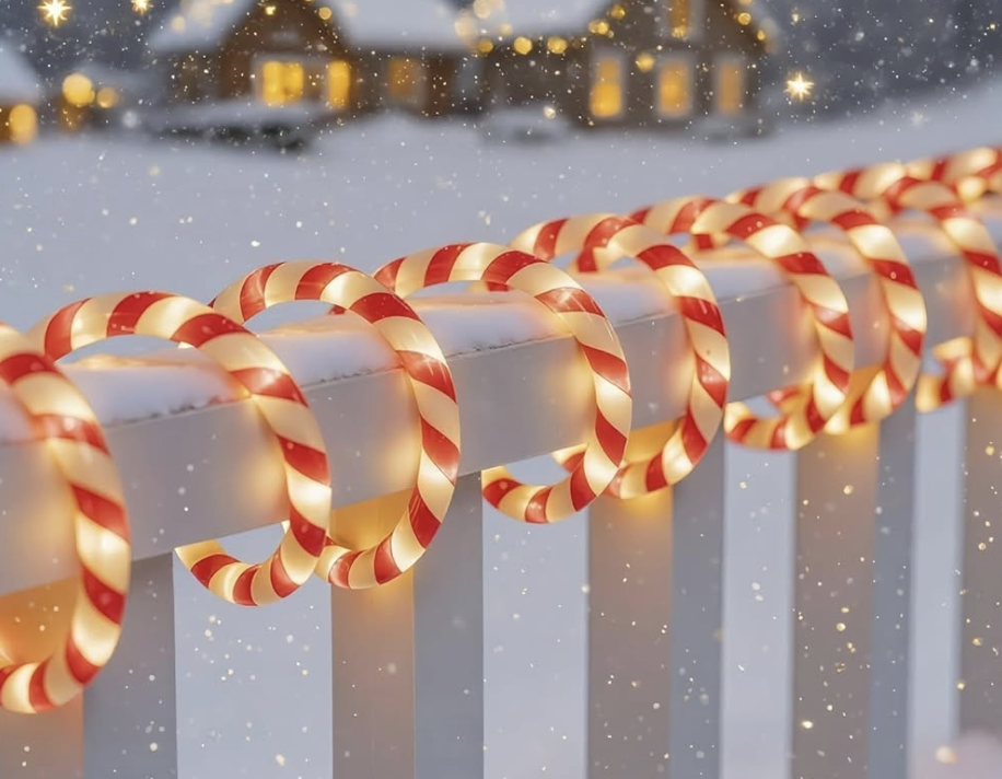 candy-cane rope lights - Home of The Humble Warrior