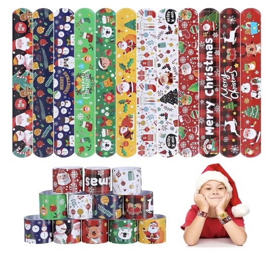 holiday slap bracelets for kids - Home of The Humble Warrior