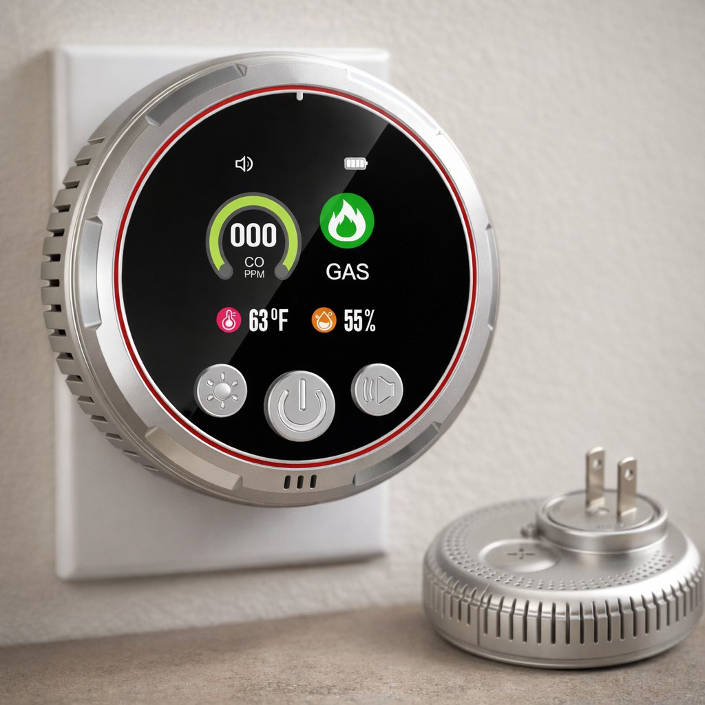 4 in 1 Carbon Monoxide Detectors Plug in - Home of The Humble Warrior