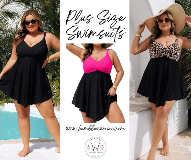Plus Size Swim Dress - Home of The Humble Warrior